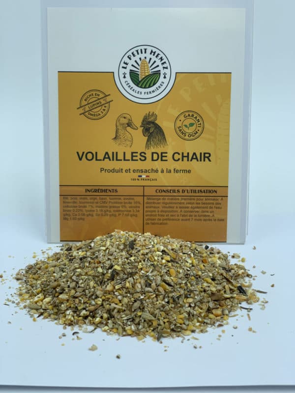 Volaille de chair - Le Petit Menez Céréales Fermières